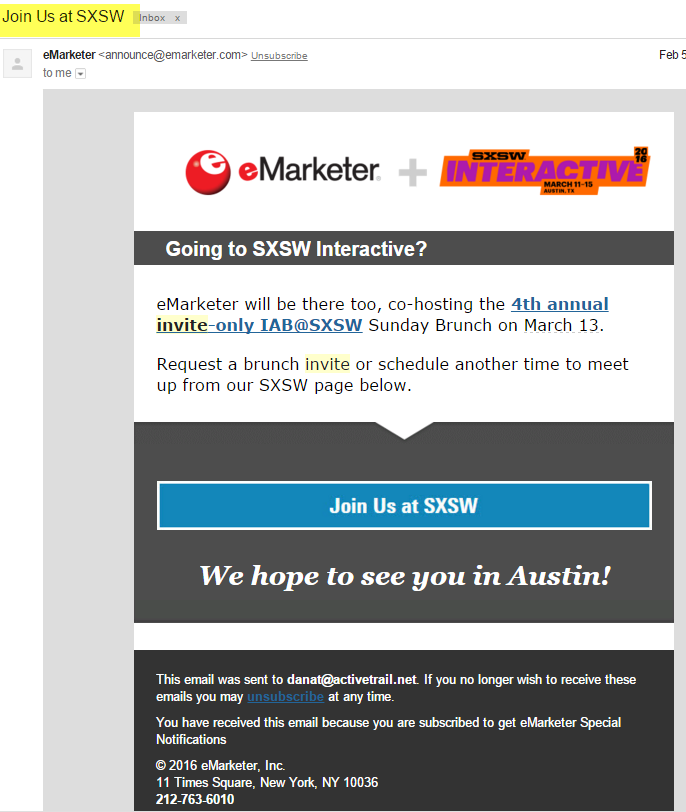 How to create a successful event invitation email I ActiveTrail